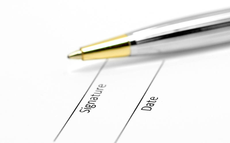 signature field on document - The Manson Group